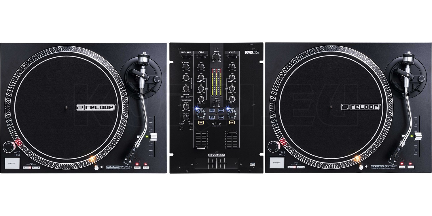 Reloop RP-4000 MK + RMX 22i Turntable DJ Set | Musikhaus