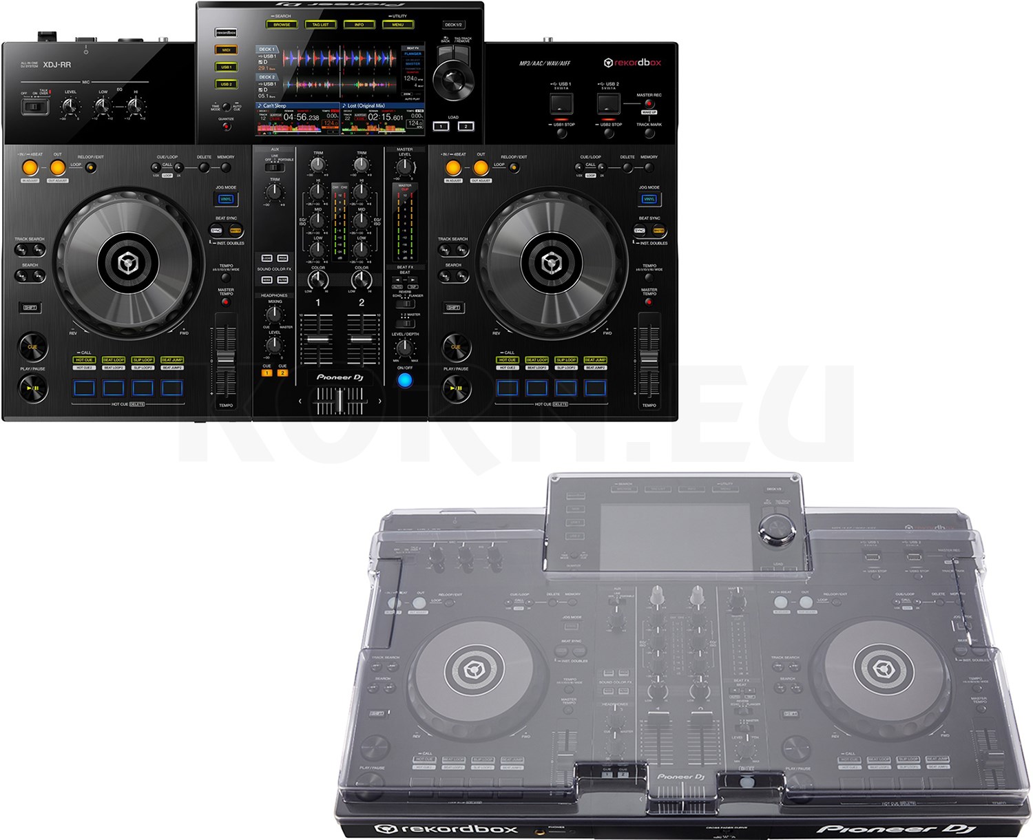 Pioneer DJ XDJ-RR DJ-Controller + Staubschutzcover
