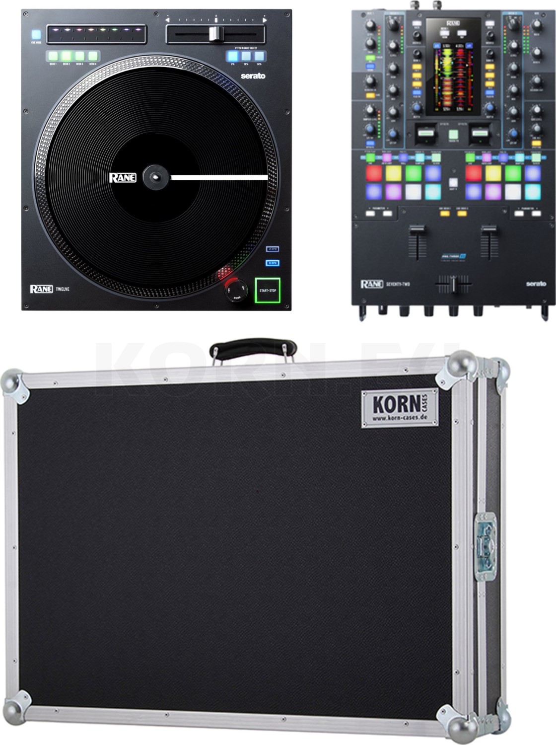 Rane Twelve + Rane Seventy-Two + Hardcase Set