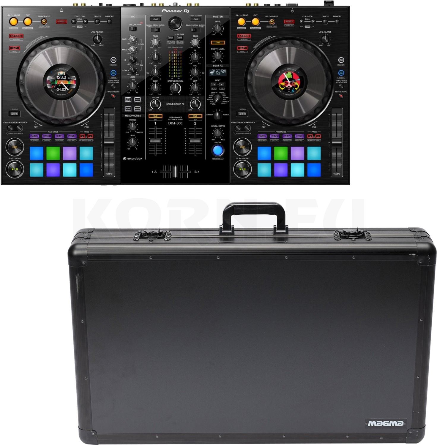 Pioneer DJ DDJ-800 DJ Controller + Magma Case SET | music store