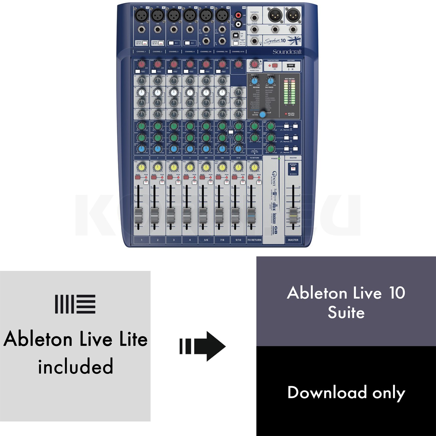 Soundcraft Signature 10 + Ableton Live 10 Suite | music store