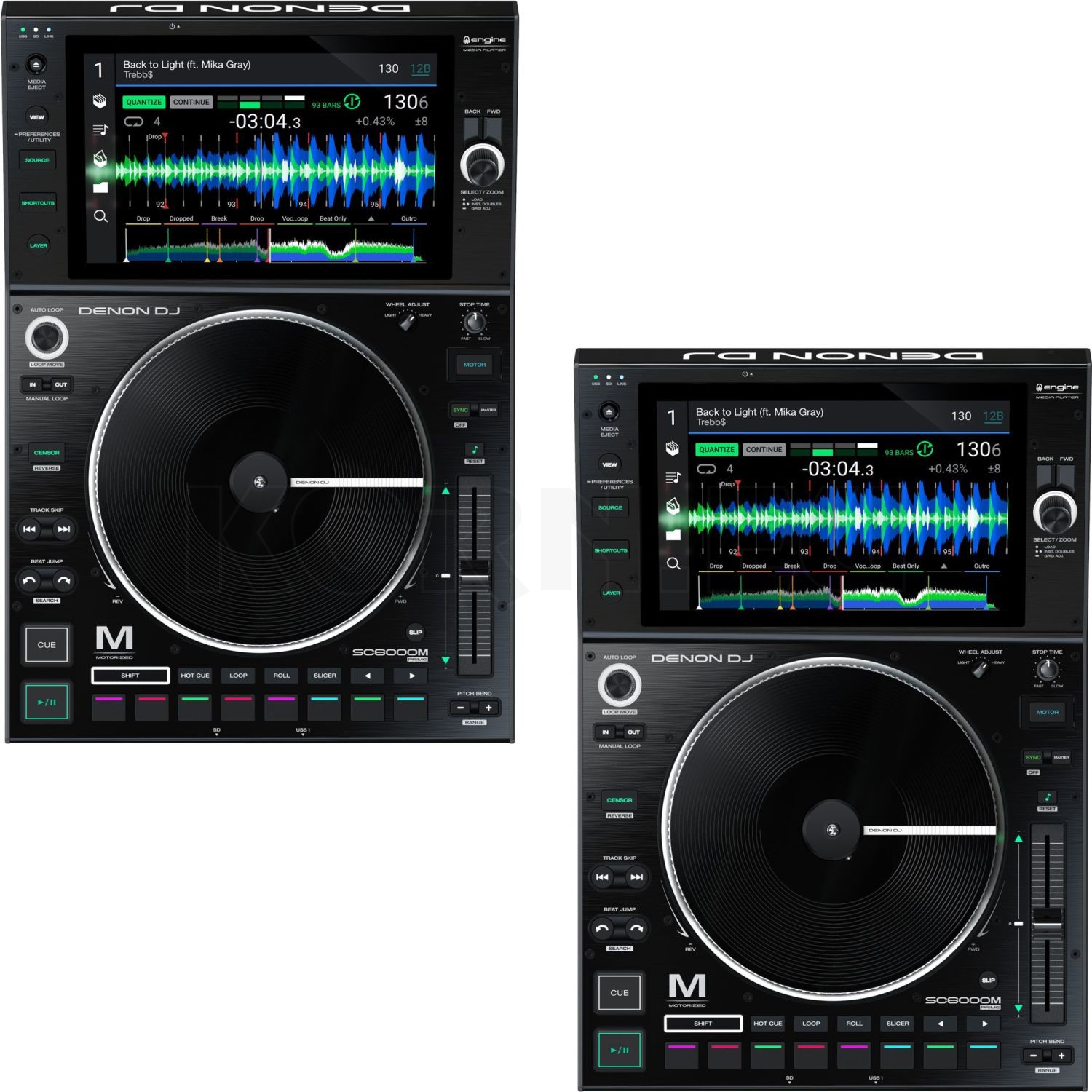 Denon DJ SC6000M PRIME DJ Media Player Doppelpack | Musikhaus