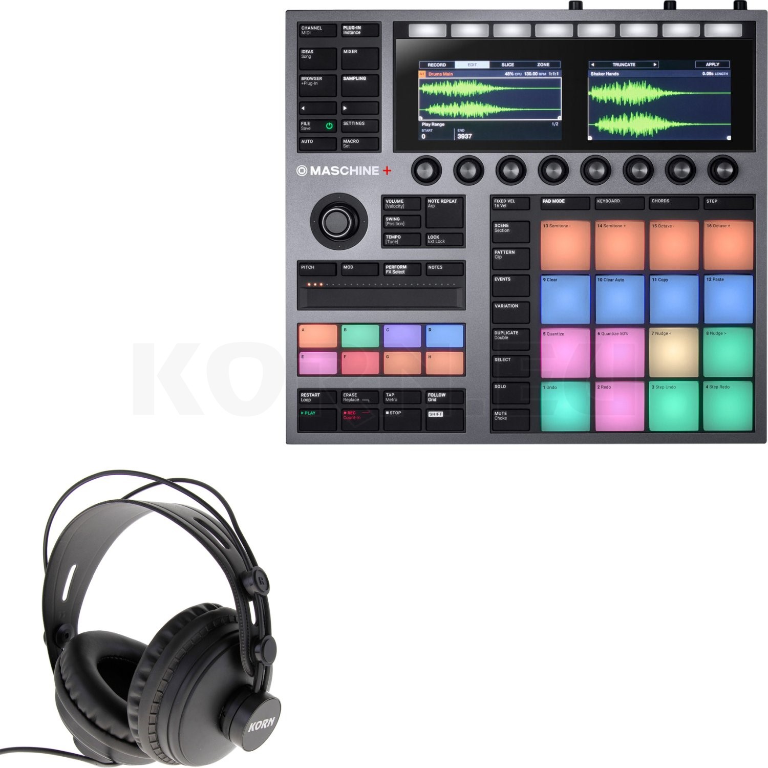 Native Instruments MASCHINE Plus + KH | Musikhaus
