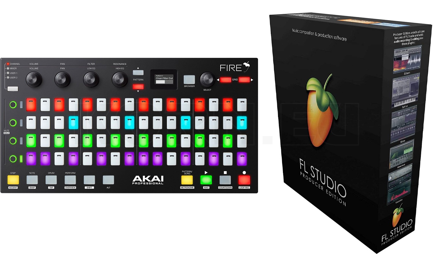 Akai Professional Fire + FL Studio - Producer Edition 20