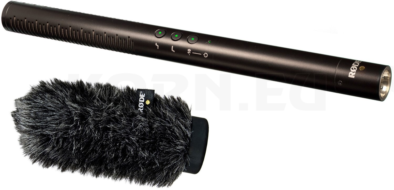 Rode NTG4+ + Rode WS6 Windschutz