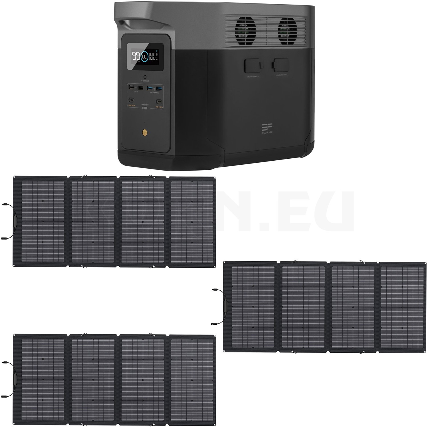 EcoFlow Delta Max (1600) + 3x EcoFlow 220W... | Musikhaus