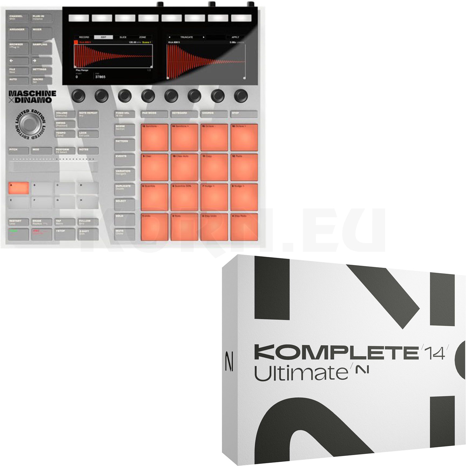Native Instruments MASCHINE MK3 DINAMO Ltd. Edition + KOMPLETE 14 ...