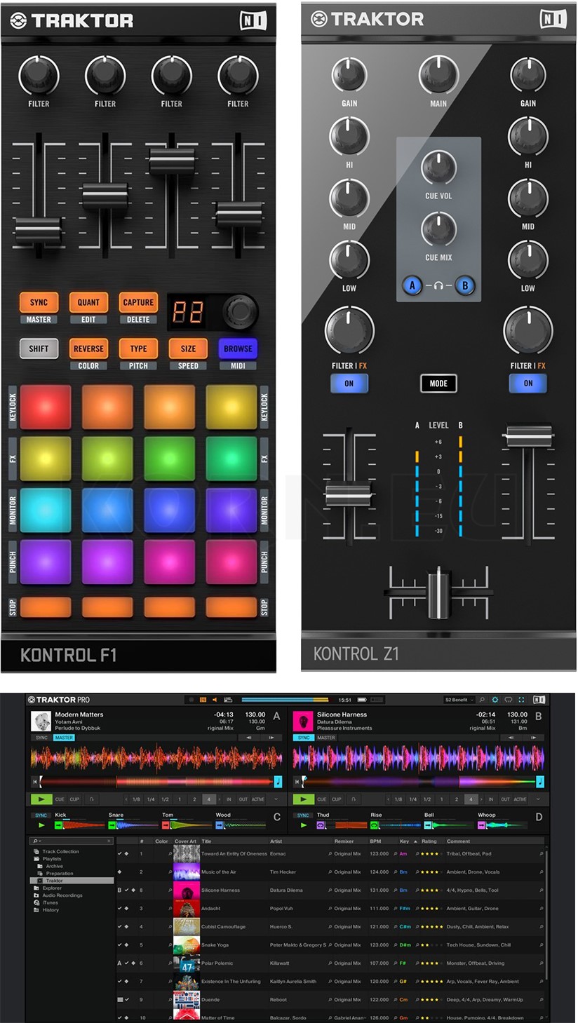 Native Instruments Traktor Kontrol Z1 + F1 +... | Musikhaus