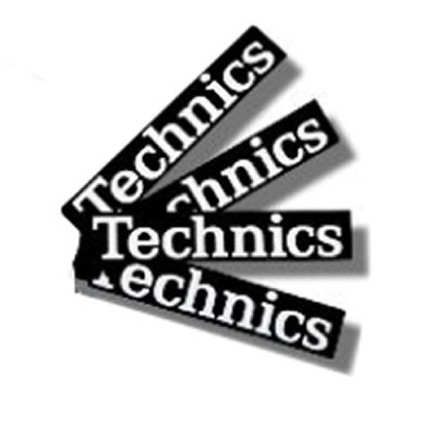 Technics Aufkleber 160x 40 mm | music store
