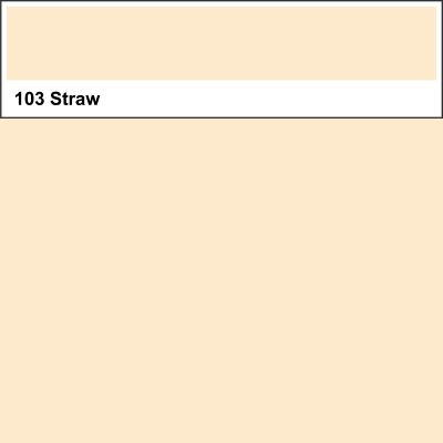 Lee Farbfolie 103 Straw 25cm x 122cm Farbfolie