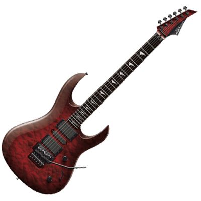 LAG Arkane 200 Flamed Dark Cherry Linkshänder | Musikhaus