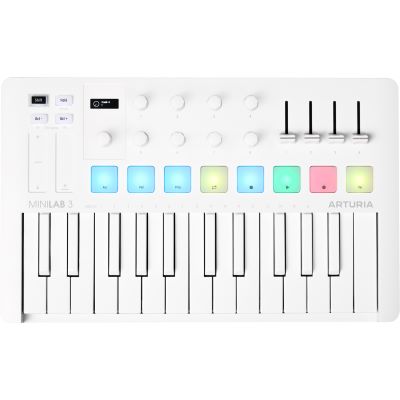 Arturia MiniLab 3 Alpine White | music store