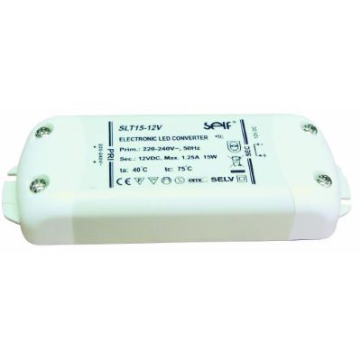 Elektronischer Mini-LED-Trafo, 12V, 15W | Musikhaus