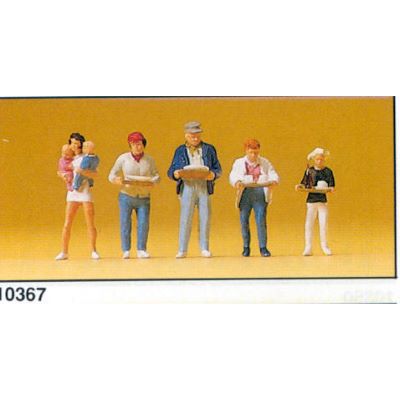 Preiser 10367 Im Selbstbedienungsrestaurant - Modellbahnshop