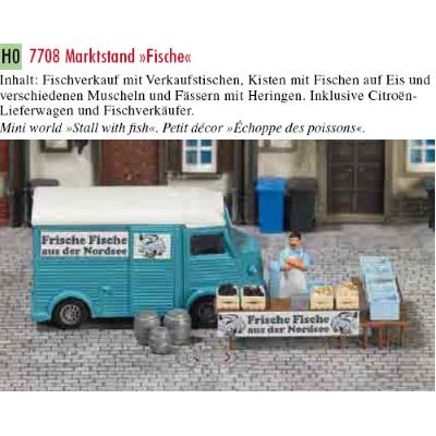 Busch 7708 Marktstand »Fische«