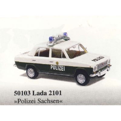 Busch 50103 Lada 2101 Polizei Sachsen