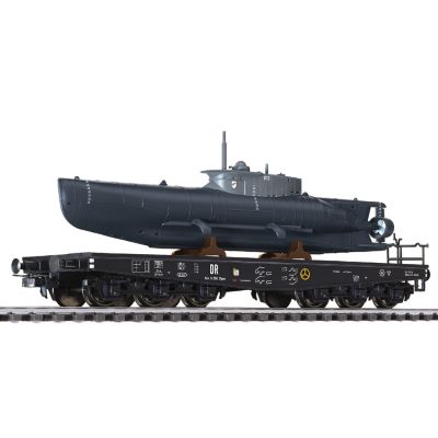Liliput L235730 - Schwerlasttranporter beladen mit U-Boot