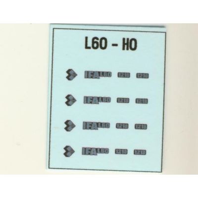Hartmann Original Ha0 Decal L 60 LOGO 1 Bogen 4 X Stück
