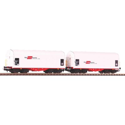 Piko 58365 2er Set Schiebeplanenwagen Shimmns Rail...