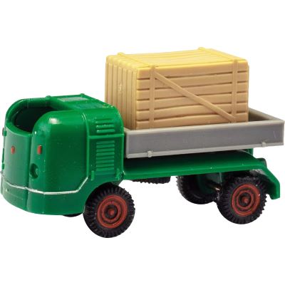 Busch 211003211 N Multicar M21 mit Holzkiste, grün