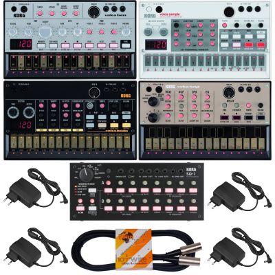 Korg SQ-1 + Volca 4er Set Sample + Beats + Bass... | Musikhaus