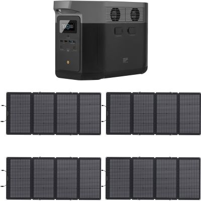 EcoFlow Delta Max (1600) + 4x EcoFlow 220W Solar Panel