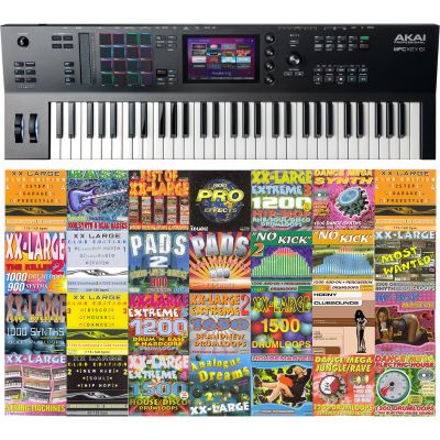 Akai Professional MPC KEY 61 + Sample Mega Pack | music store